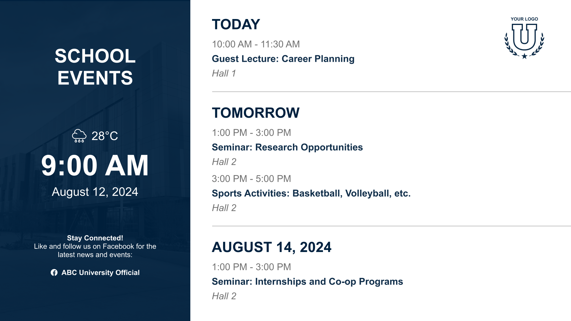 Digital Signage for Education | Xibo Signage